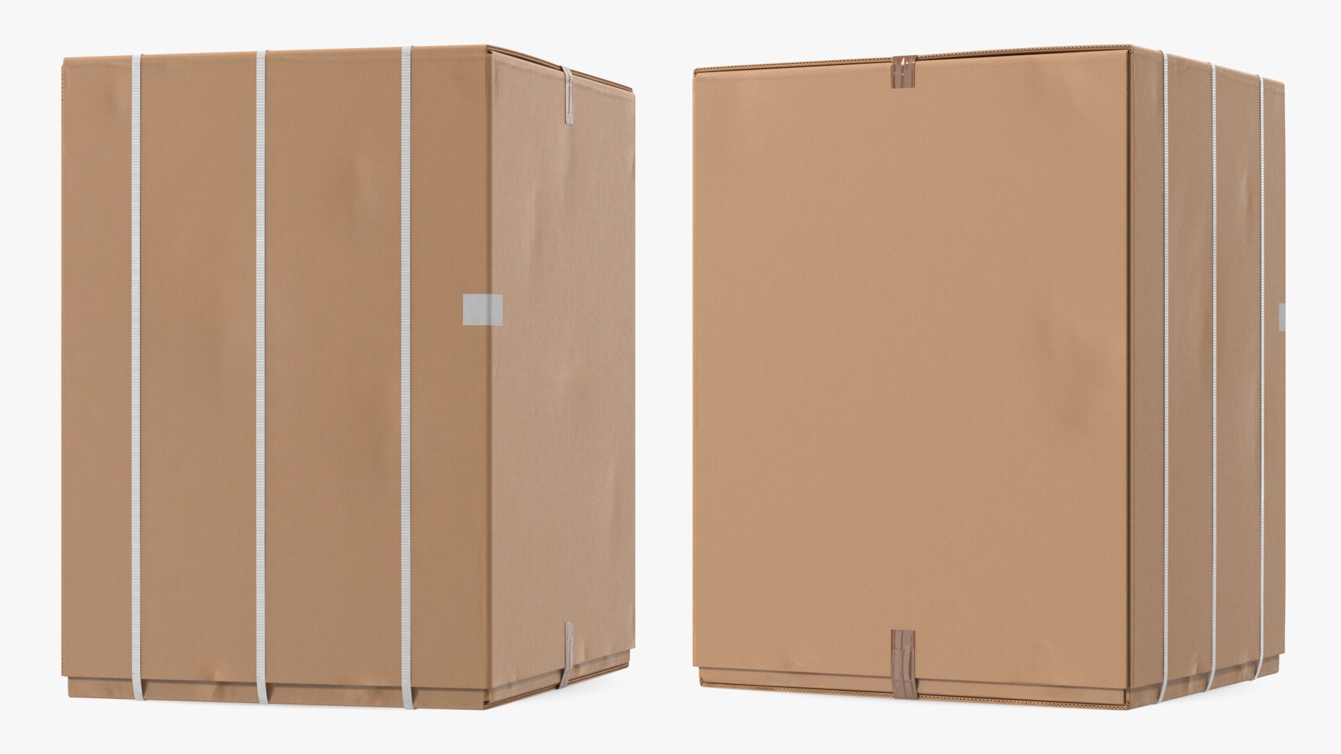 Large Shipping Cardboard Box Model - TurboSquid 2115406