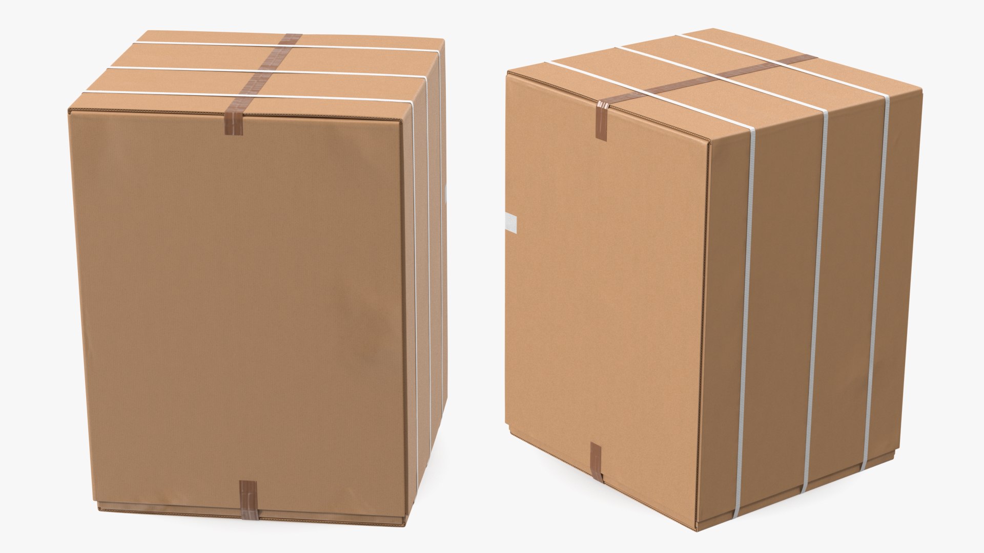 Large Shipping Cardboard Box Model - TurboSquid 2115406
