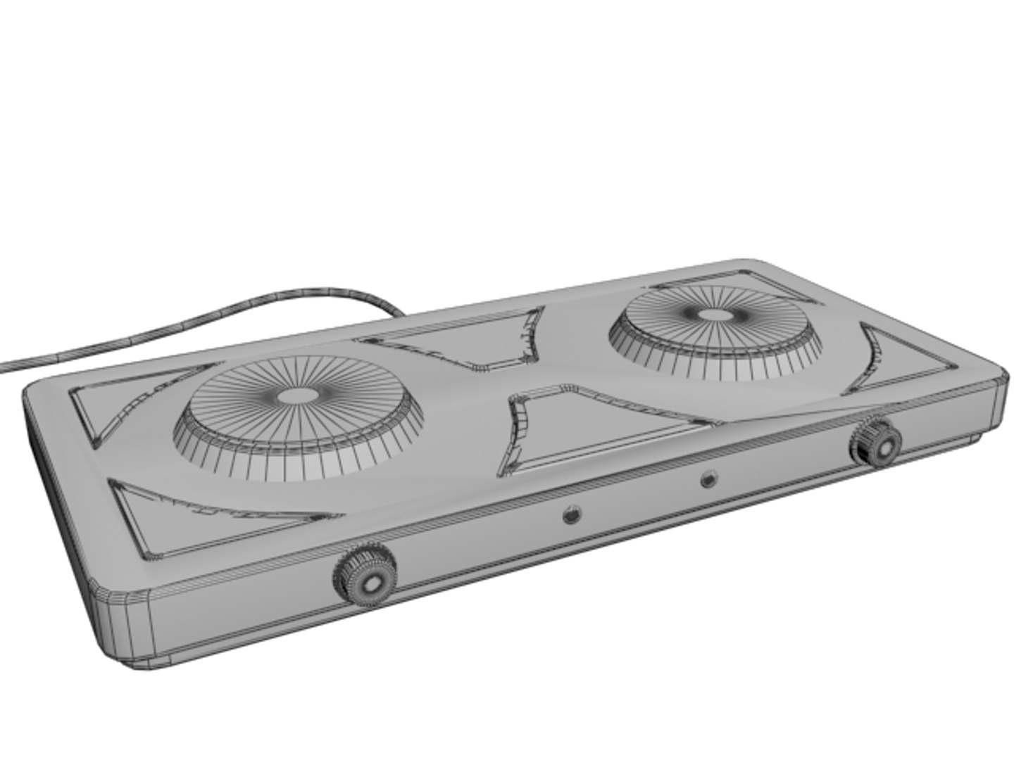 Electric Cooker 3D Model - TurboSquid 1492391