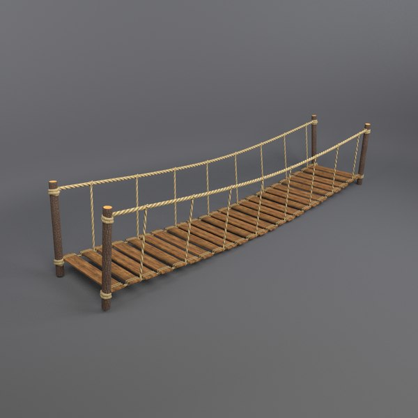 Rope Bridge 3D Models for Download | TurboSquid