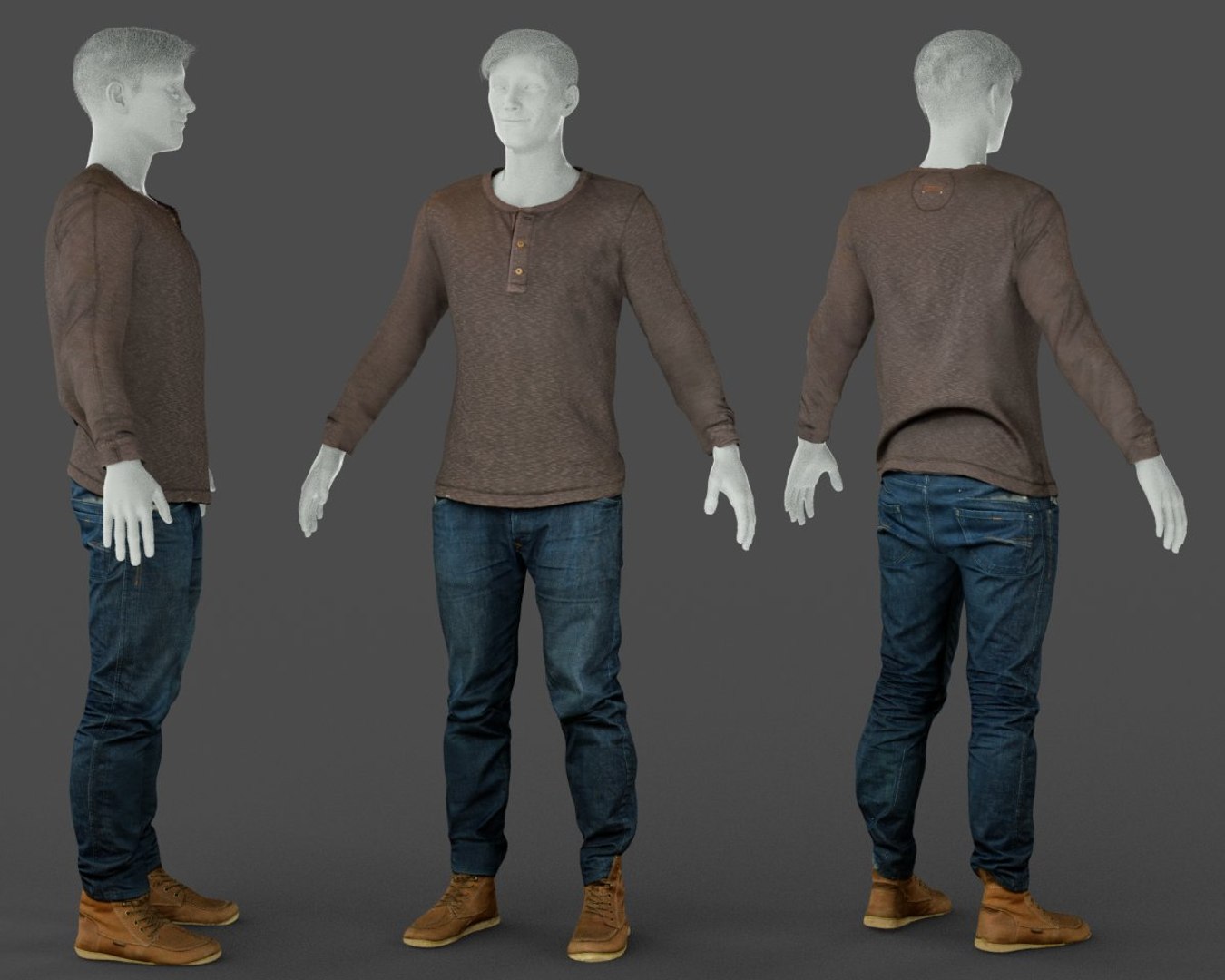 3D Male Clothing Outfit - TurboSquid 1329715