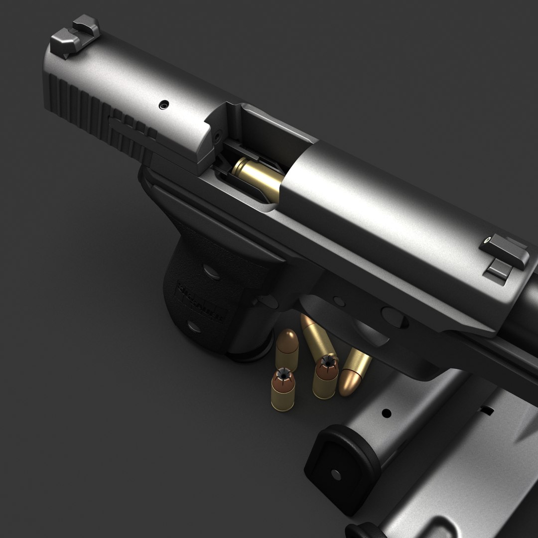 3d Model Sig Sauer P228 Pistols