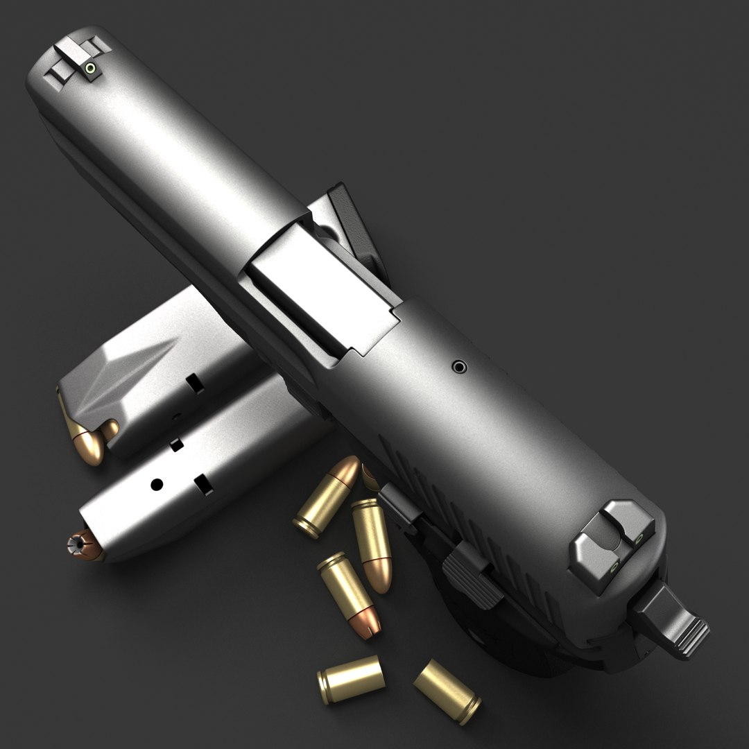 3d Model Sig Sauer P228 Pistols