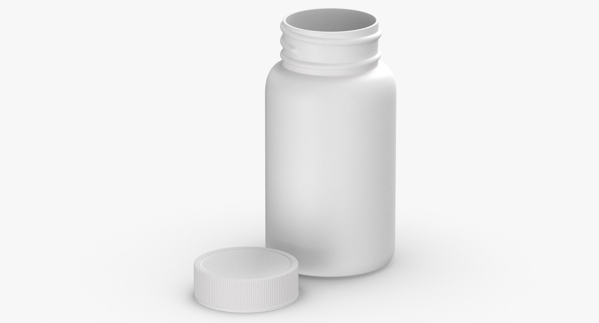 3D Plastic Bottles Pharma Round Open Collection 02 - 10 Models ...
