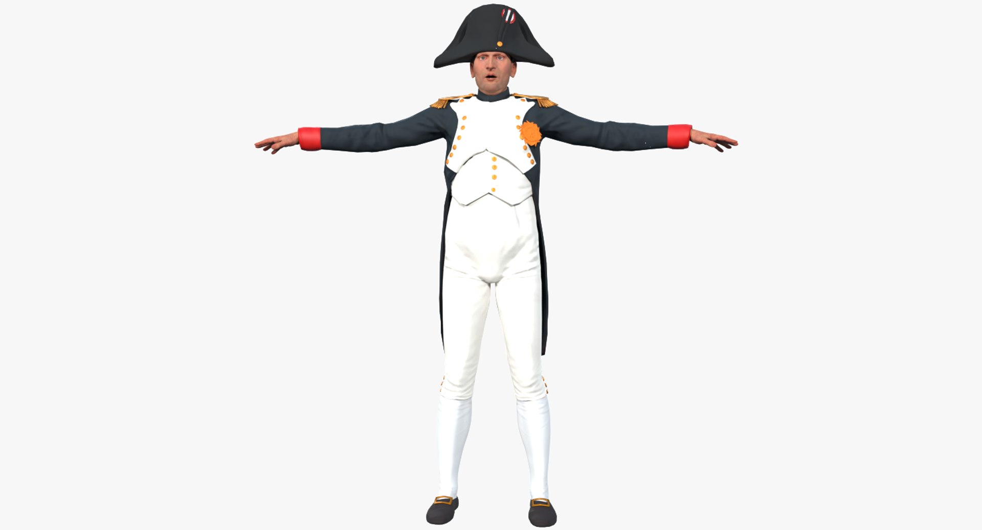 3D Napoleon Bonaparte Model - TurboSquid 1189435