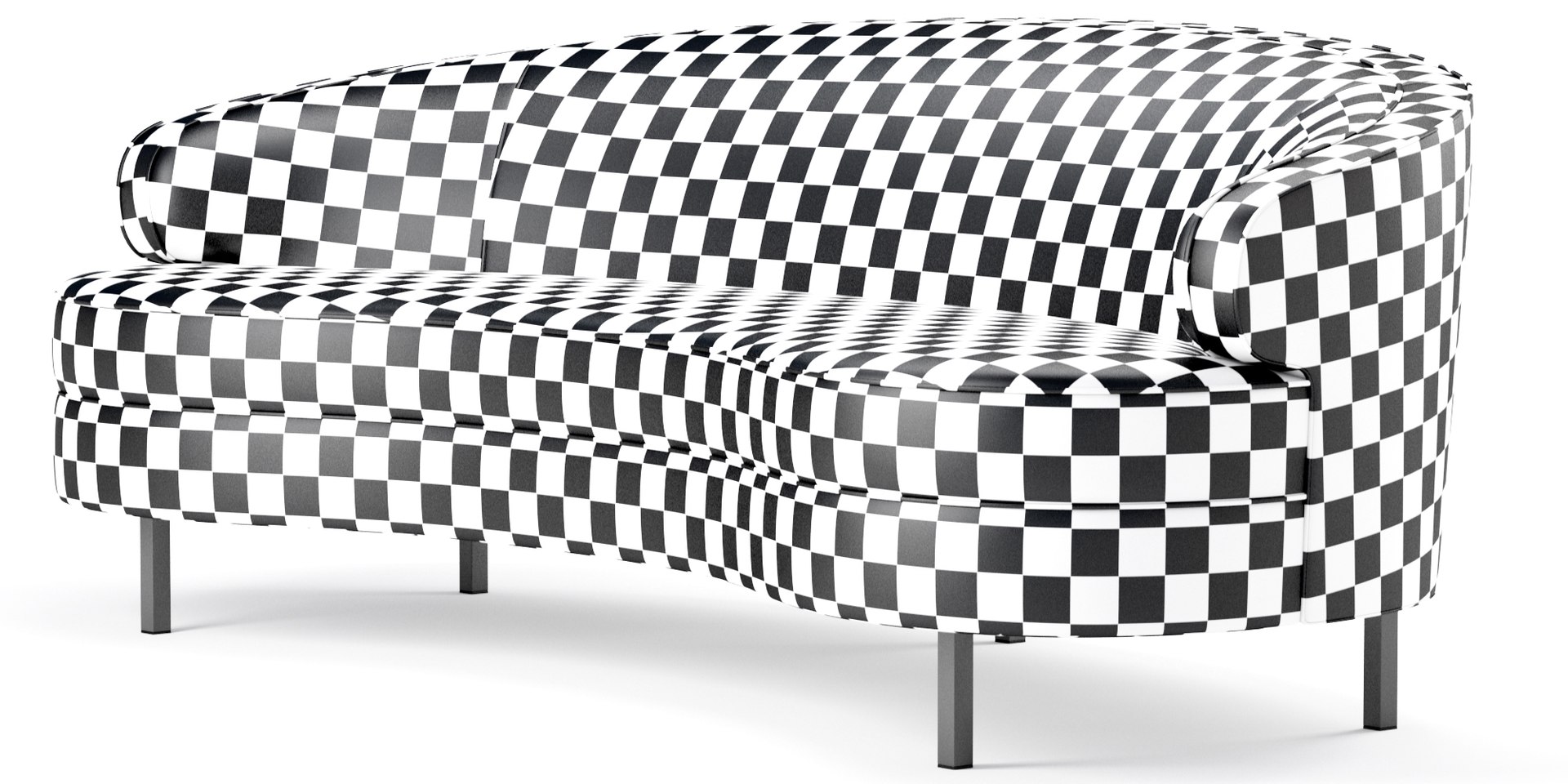 3D Baila Sofa Velvet - TurboSquid 1674127