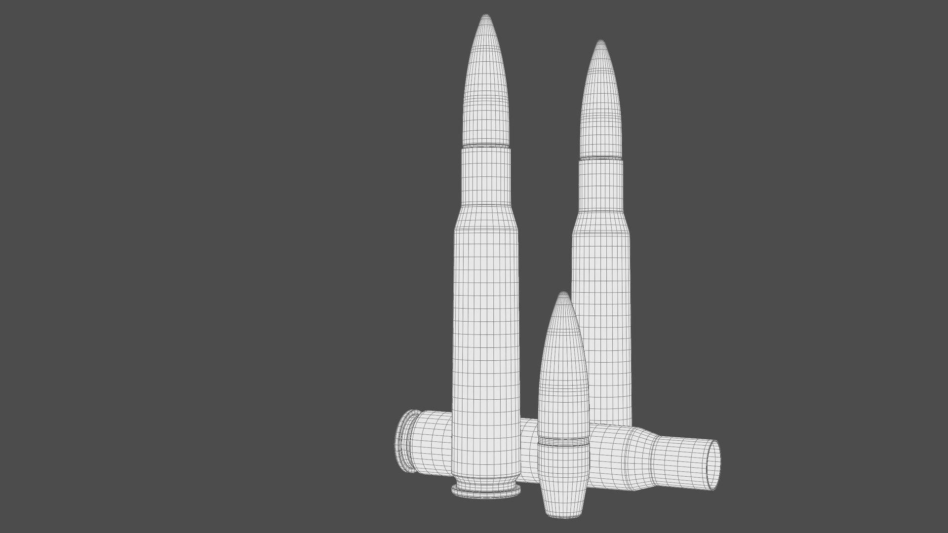 Cal 50 BMG TZZ Cartridge With M9 Link Belt 3D Model - TurboSquid 2269282