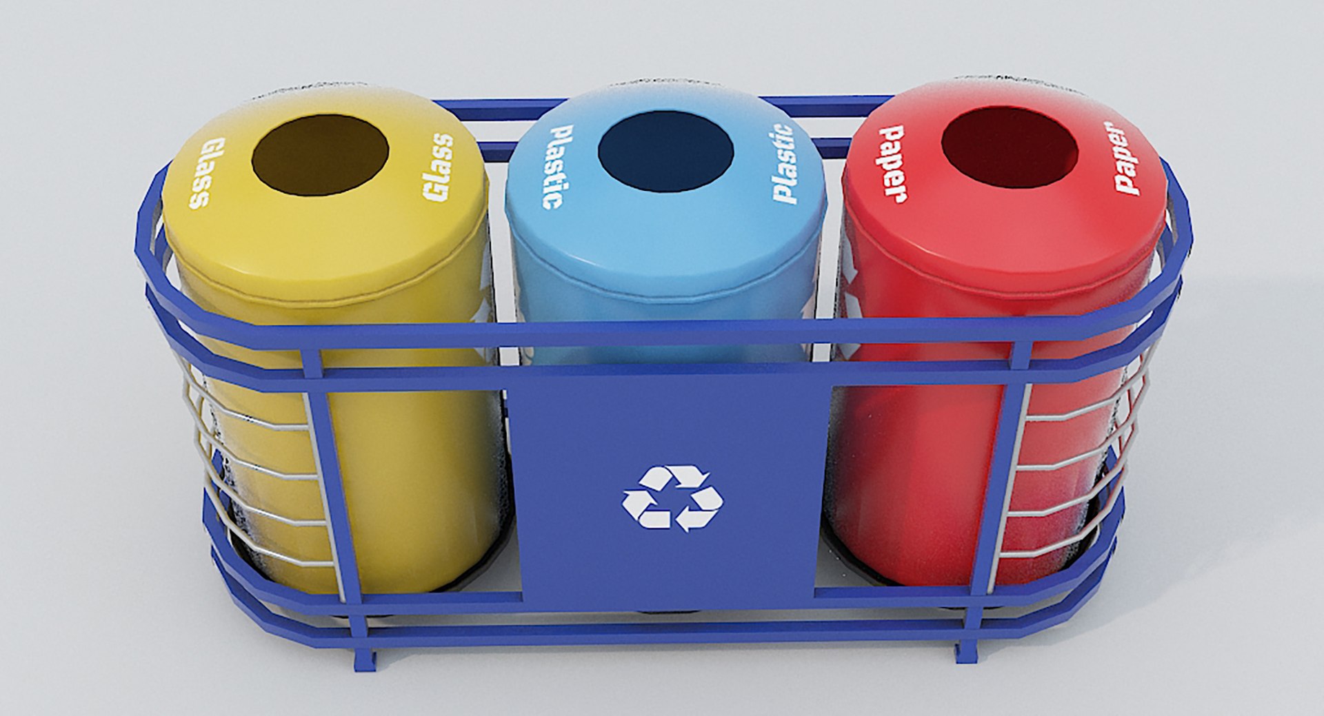 Recycle Bins 3D model - TurboSquid 1748833