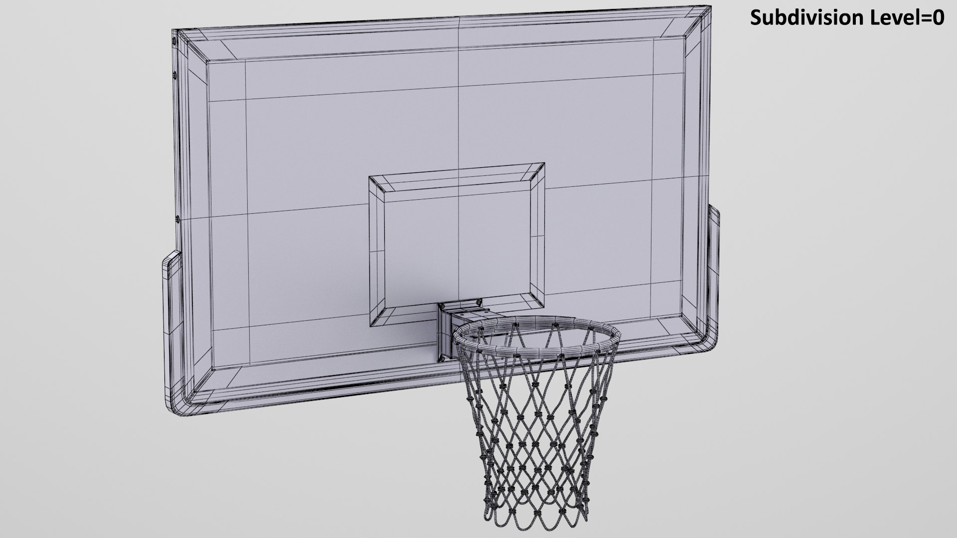 3D Basketball Hoop 02 - TurboSquid 1977034