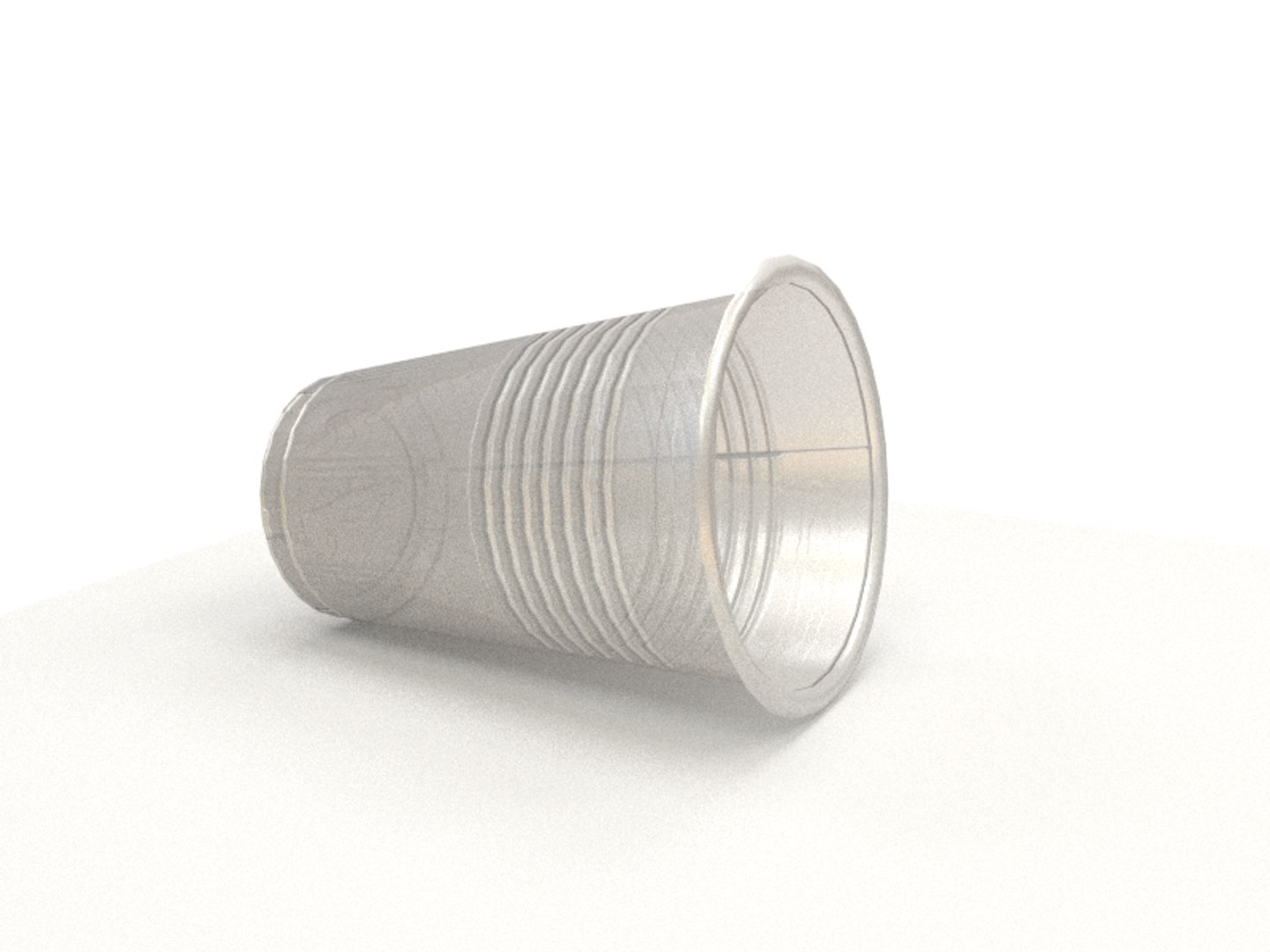 plastic glass 3d model