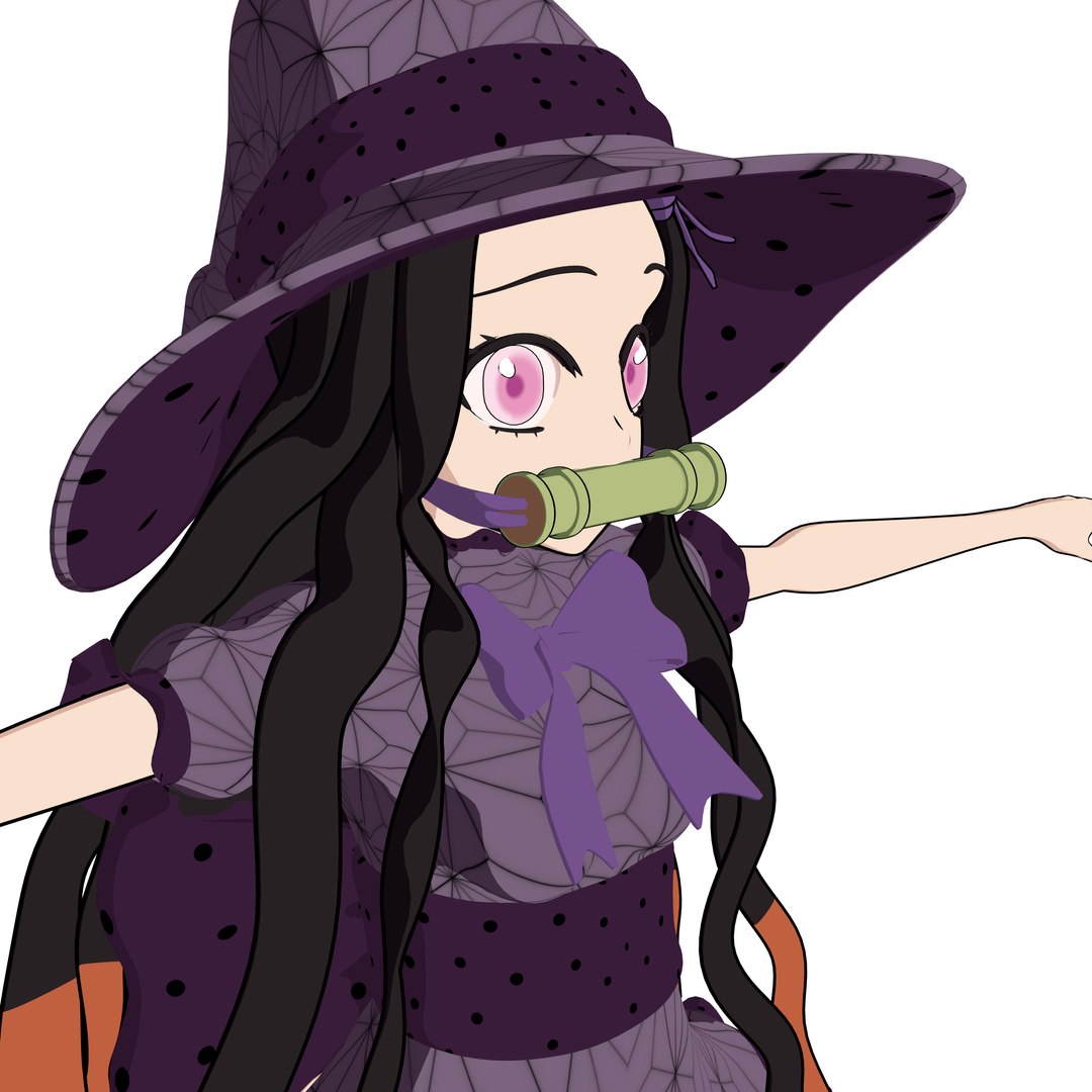 Nezuko Kimetsu Demon 3D - TurboSquid 1623166