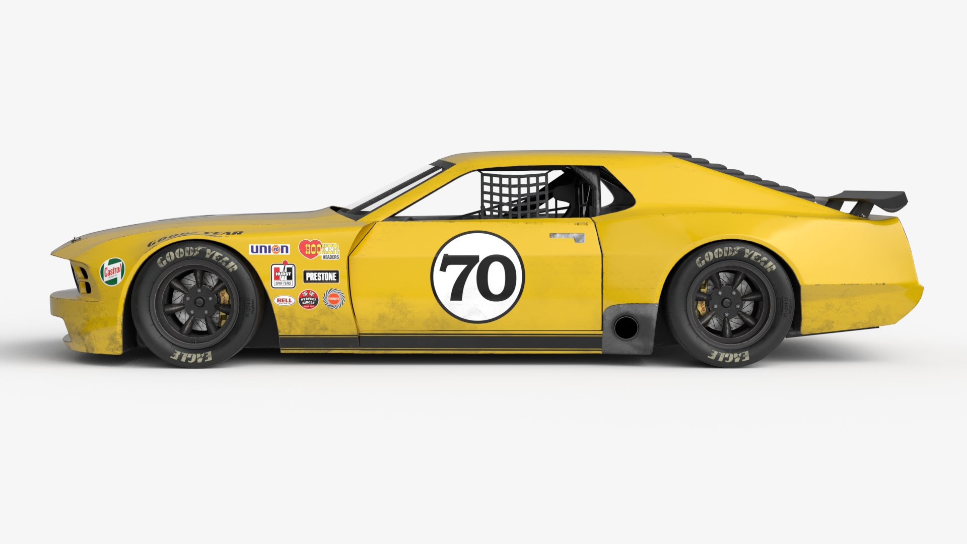 3D Model Race Car 70 - TurboSquid 2240609