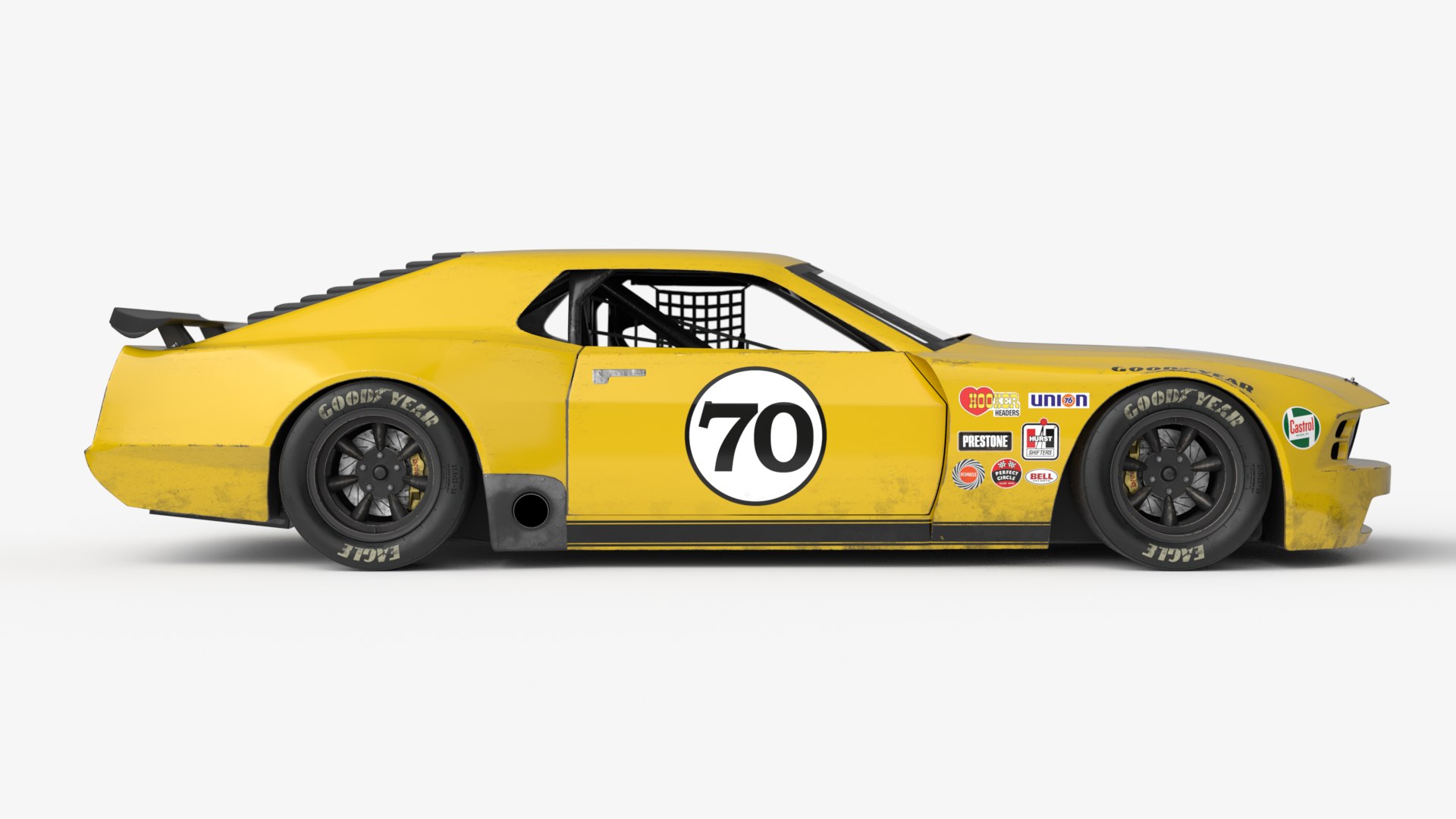 3D Model Race Car 70 - TurboSquid 2240609