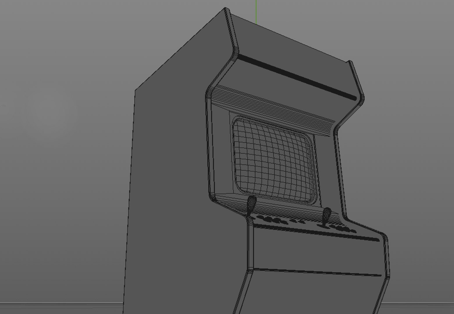 c4d street arcade machine