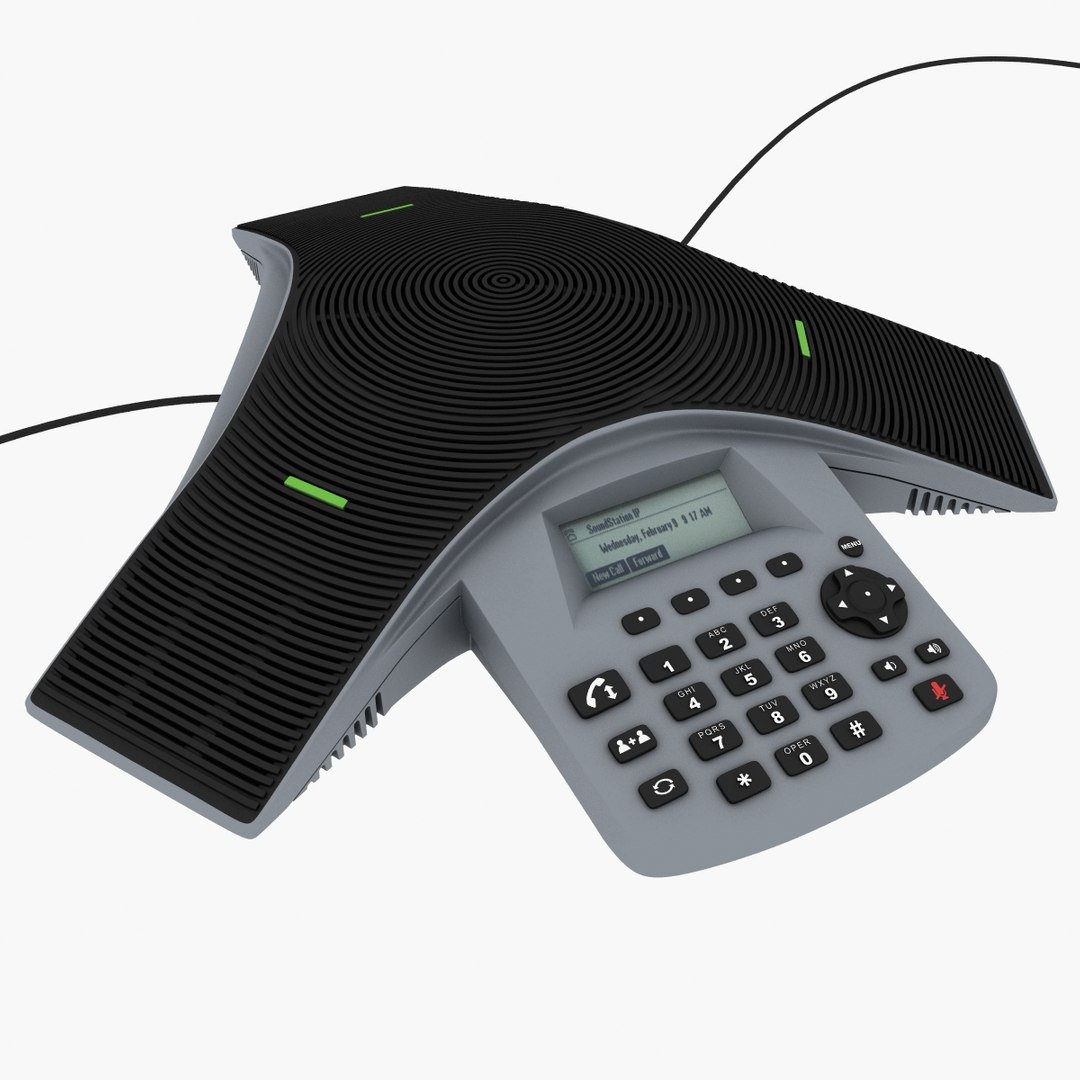 3d Obj Teleconference Soundstation