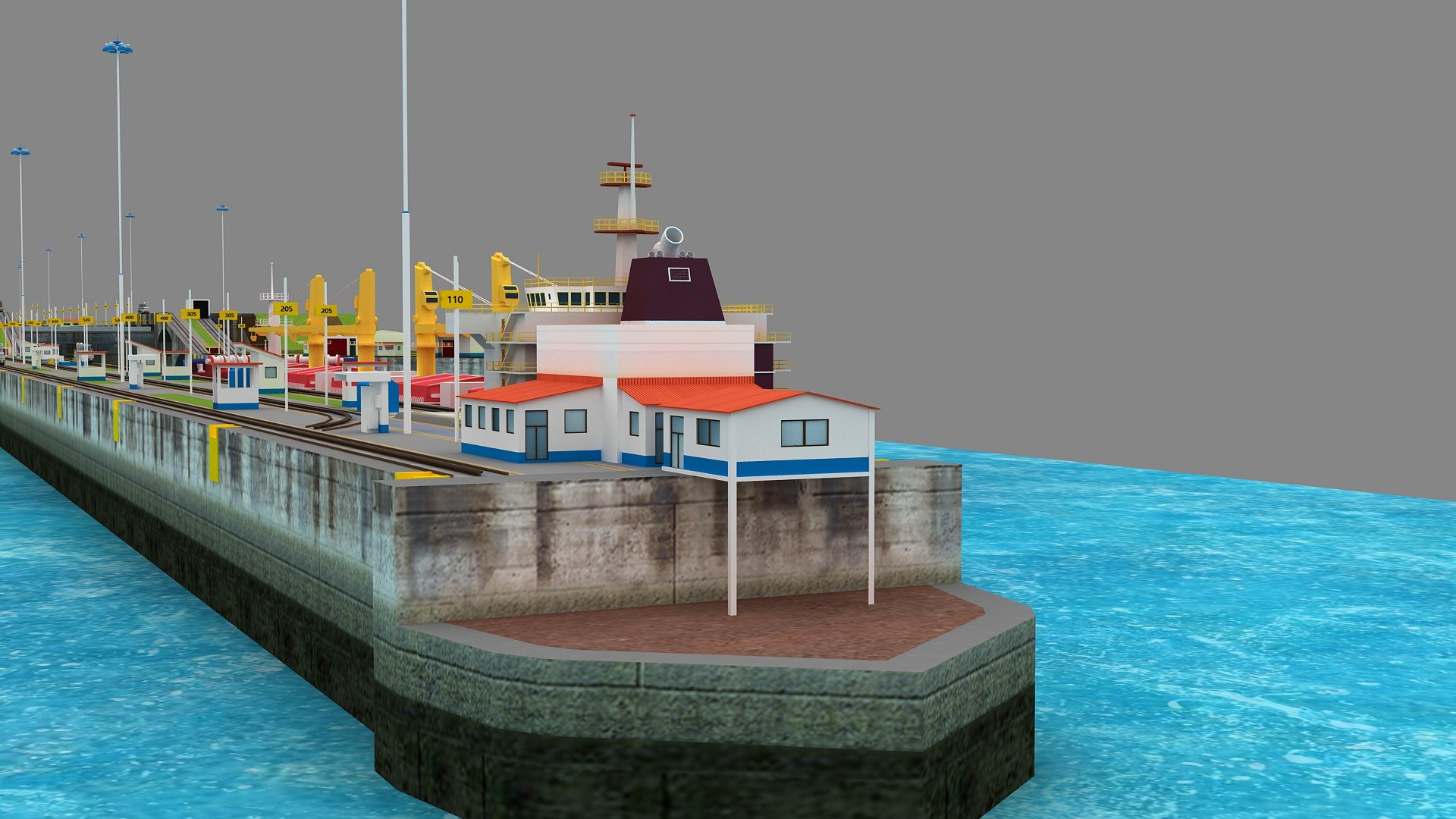 3D Pedro Miguel Locks - Panama Canal - TurboSquid 2348854