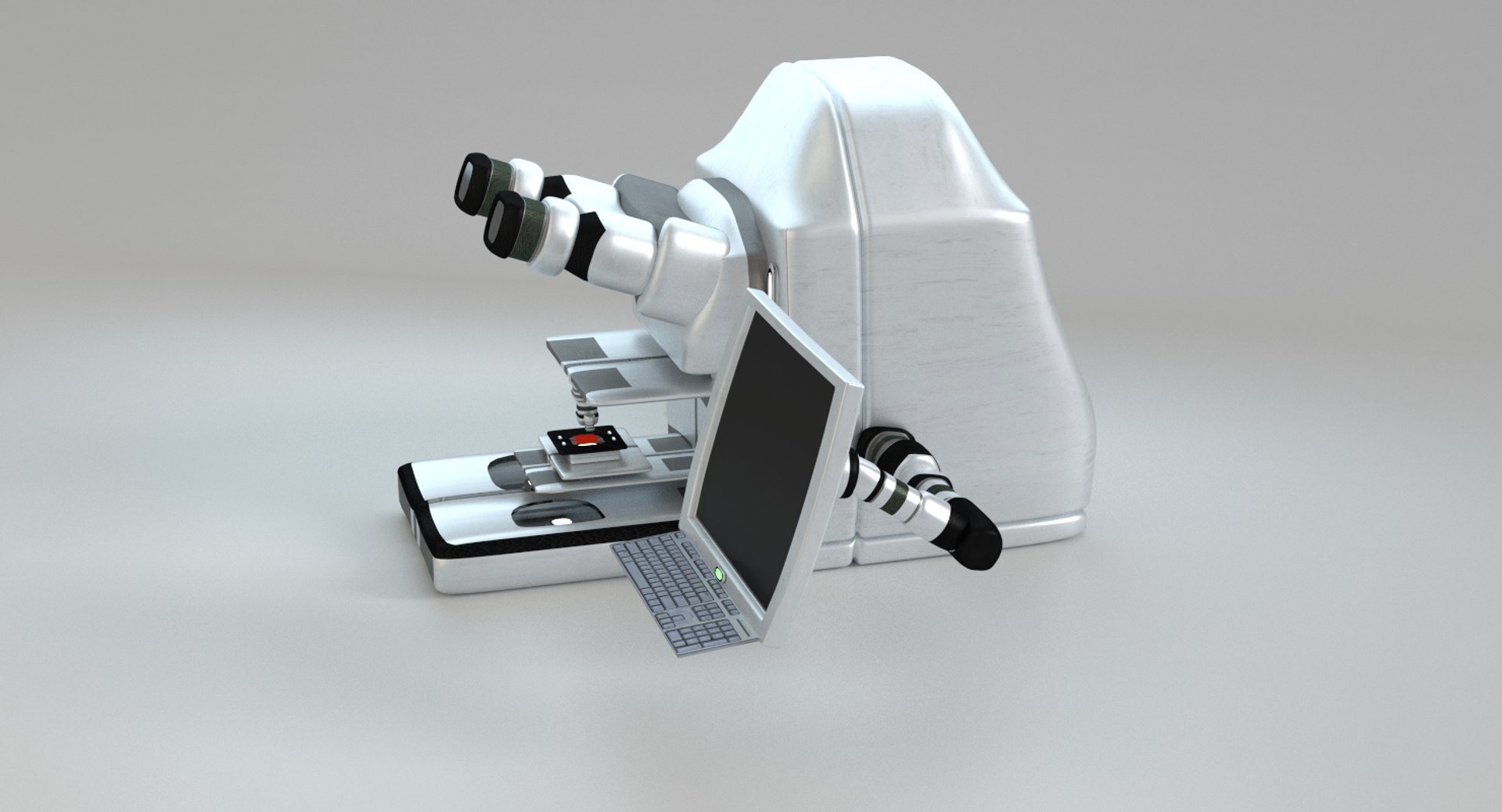 Sci-fi Microscope 3d 3ds