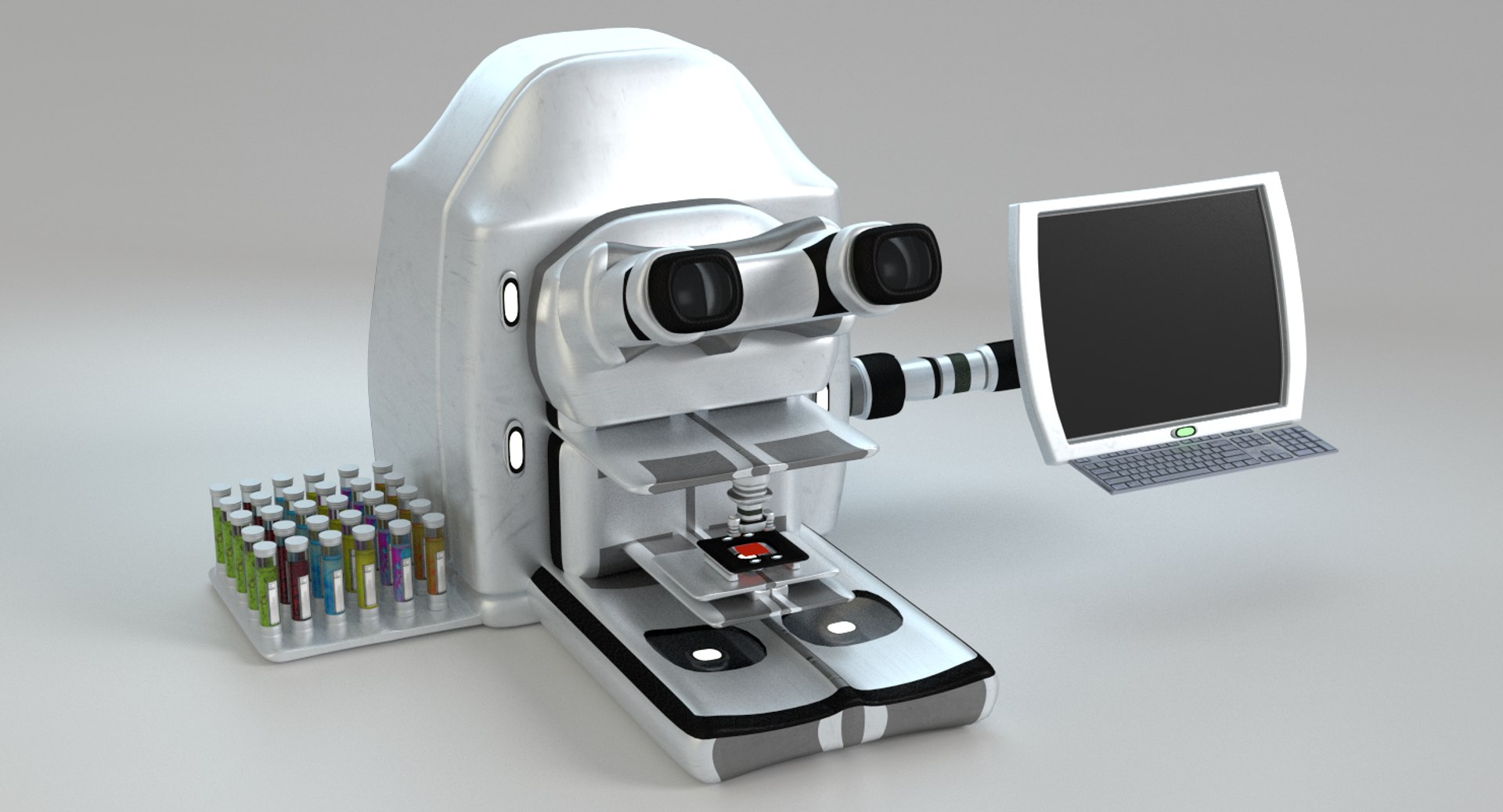 Sci-fi Microscope 3d 3ds