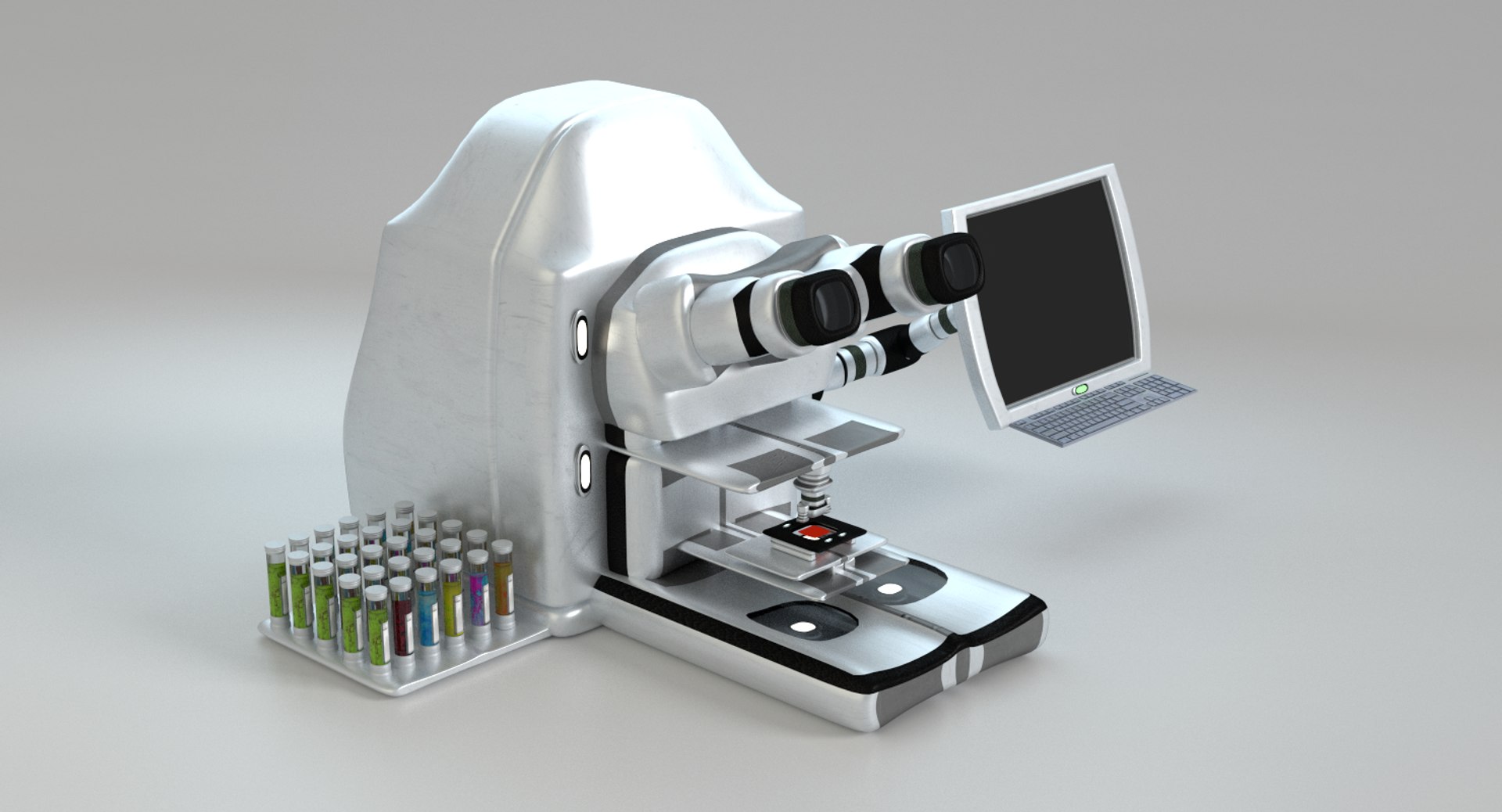Sci-fi Microscope 3d 3ds