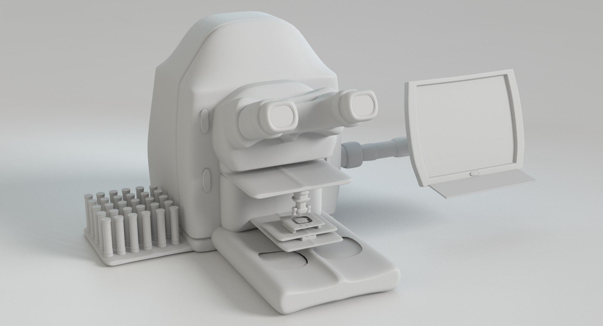 Sci-fi Microscope 3d 3ds