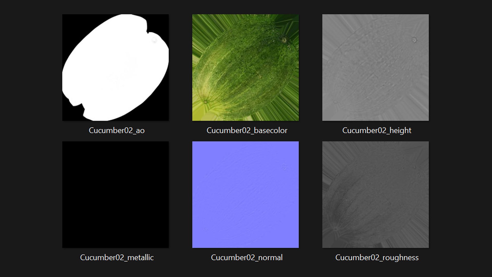 3D Cucumber 02 - TurboSquid 2365395
