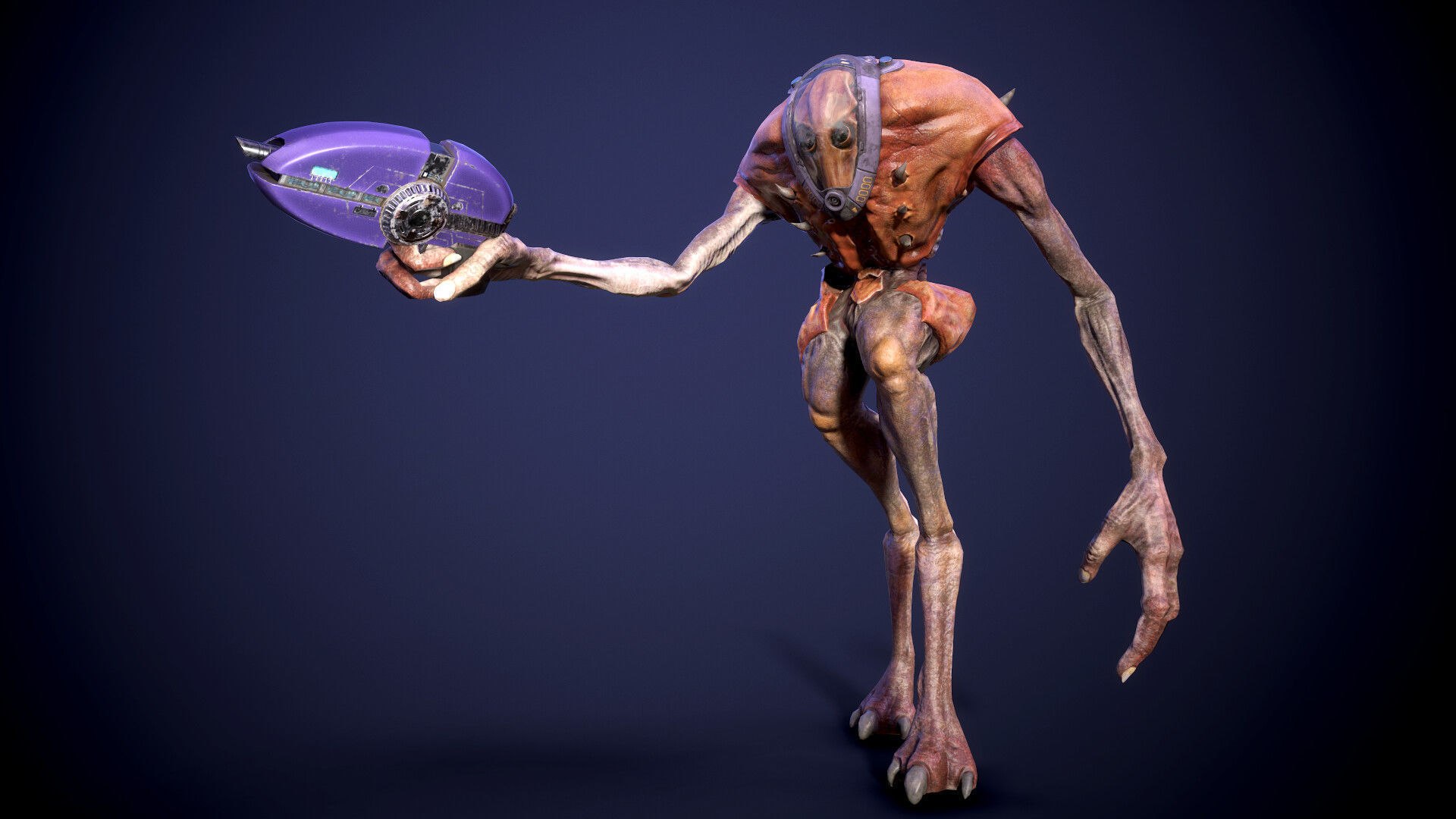 3D Crustacean Alien Creature - TurboSquid 2278837