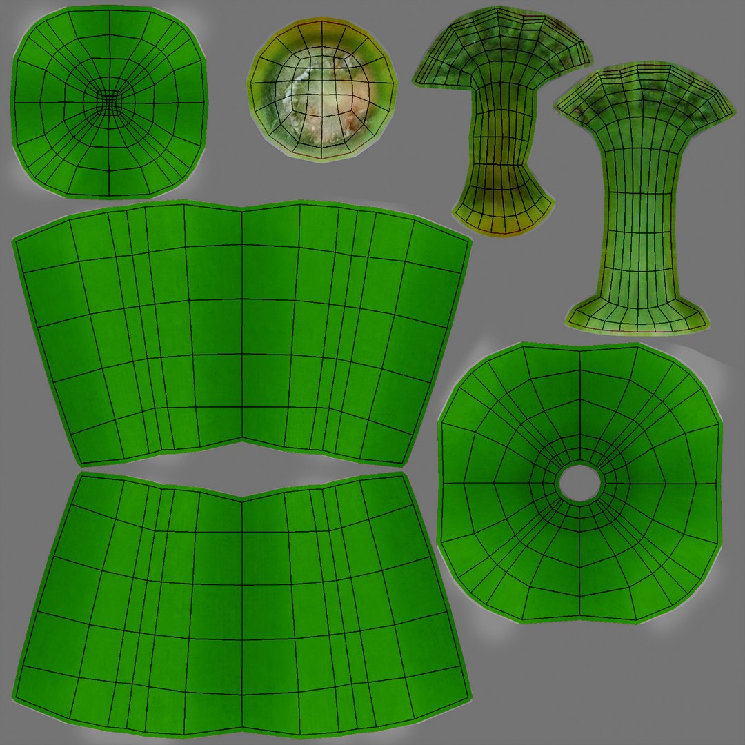 3d Model Realistic Pepper Green