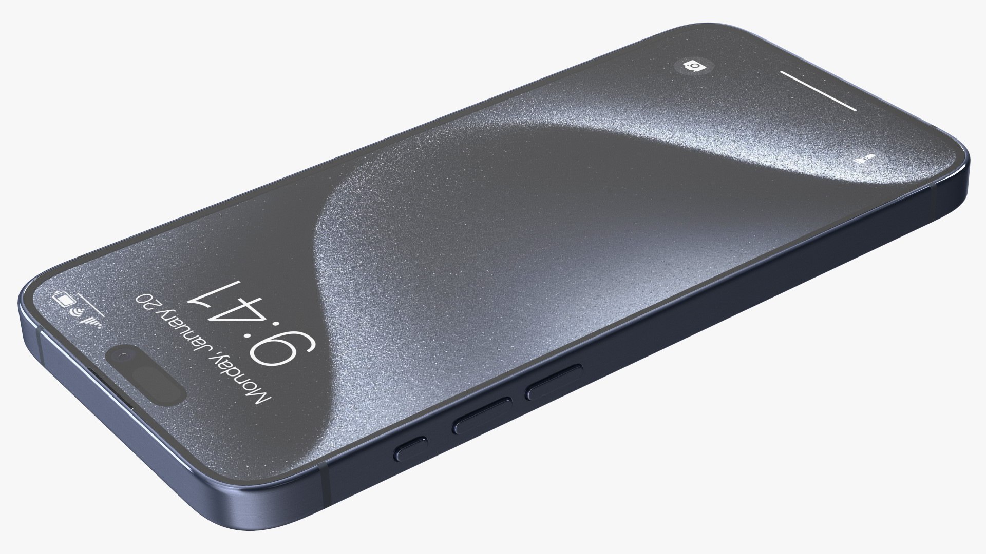 Apple IPhone 15 Pro Max Blue Titanium 3D Model - TurboSquid 2140994