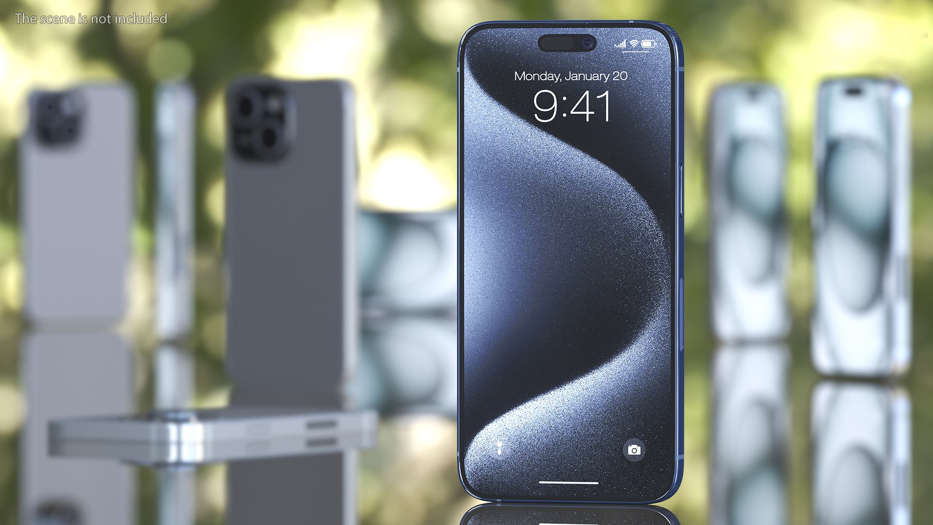 Apple IPhone 15 Pro Max Blue Titanium 3D Model - TurboSquid 2140994