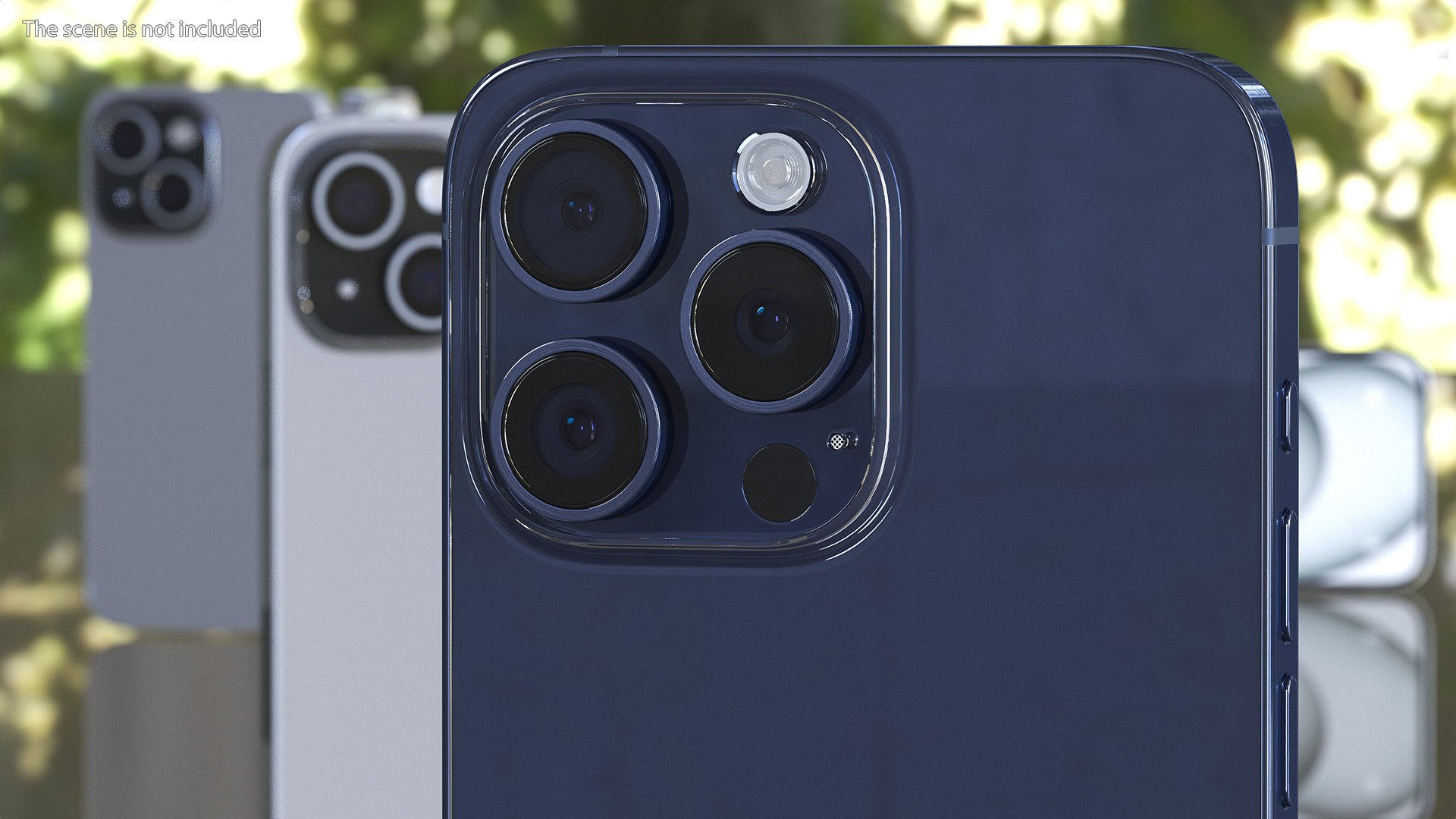 Apple IPhone 15 Pro Max Blue Titanium 3D Model - TurboSquid 2140994