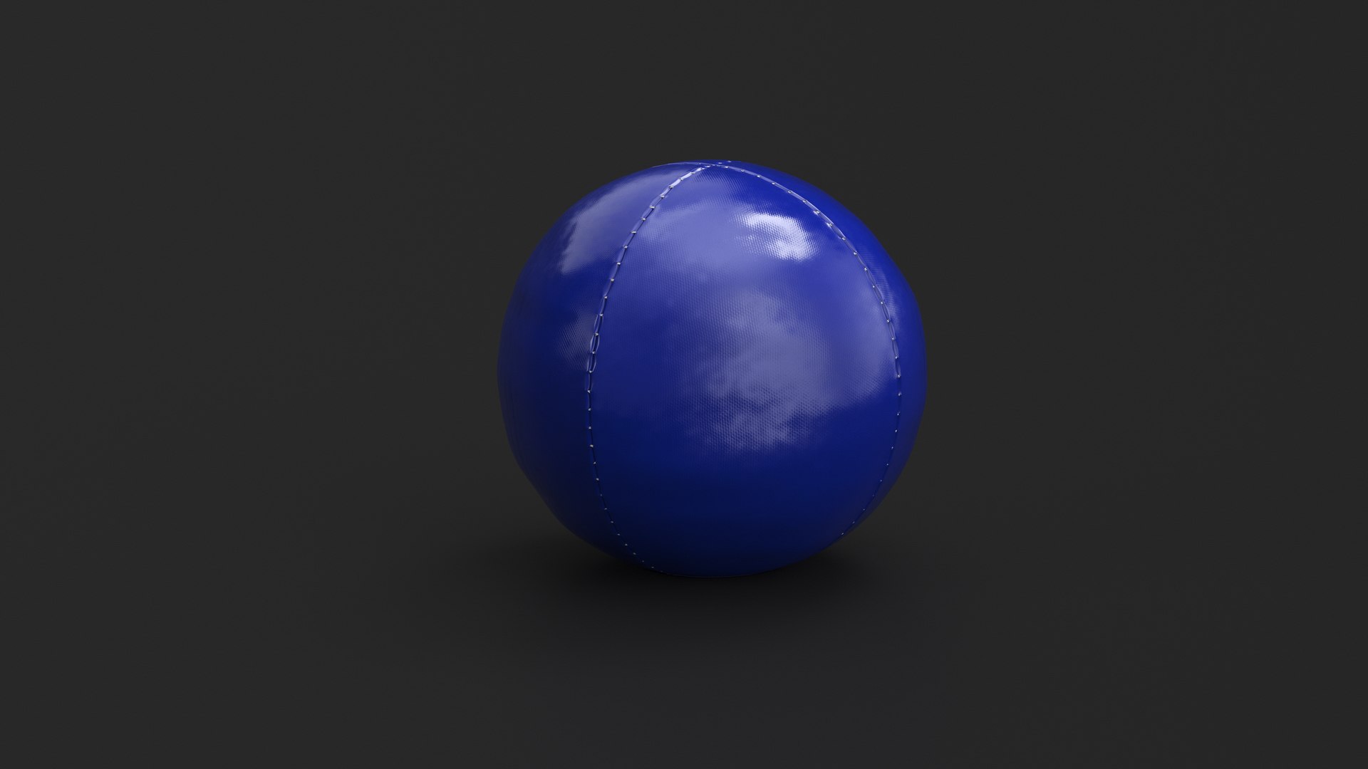 3D Circus Ball Blue Model - TurboSquid 2294290