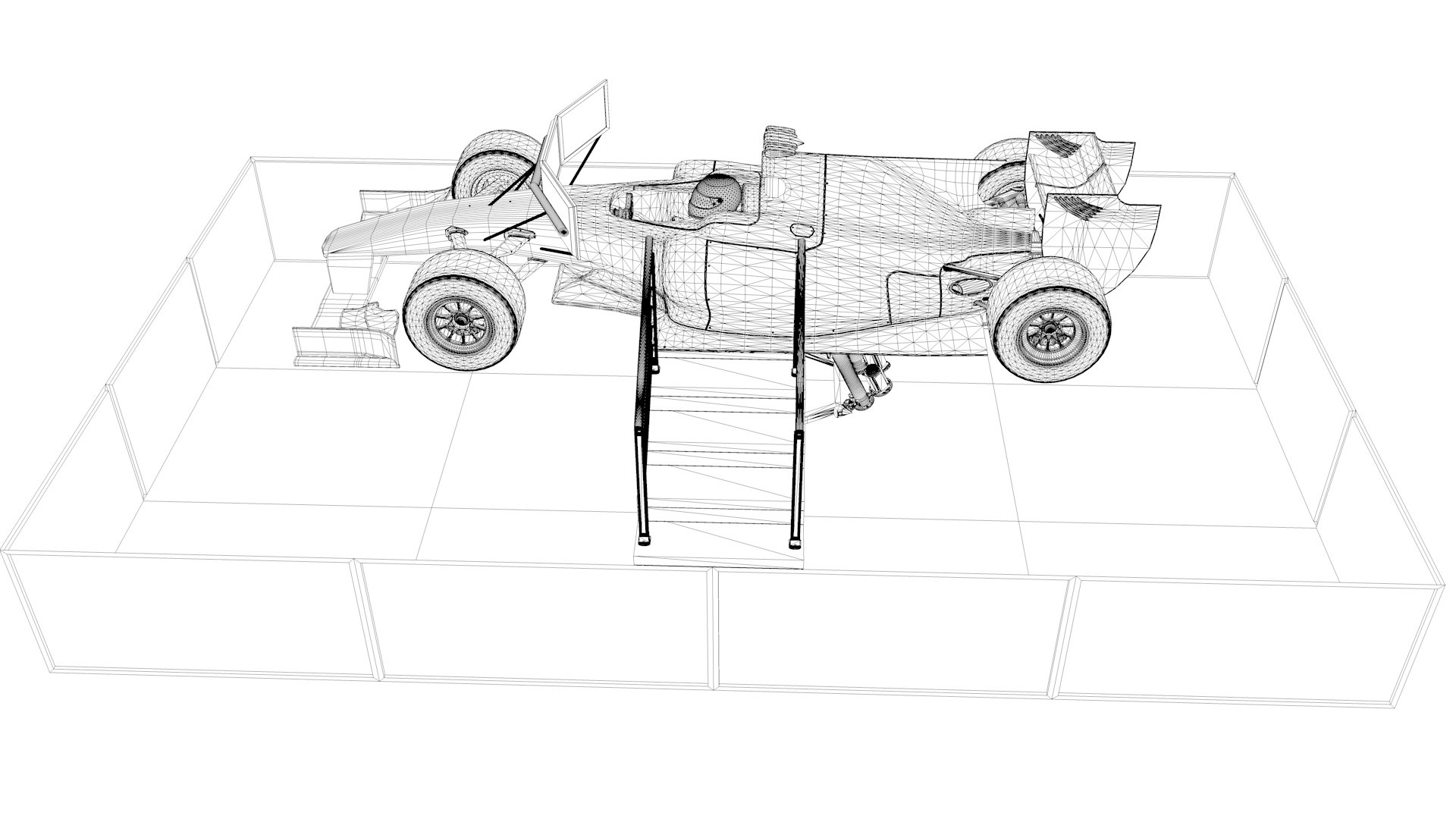 Racing Simulator 3D Model - TurboSquid 1623208