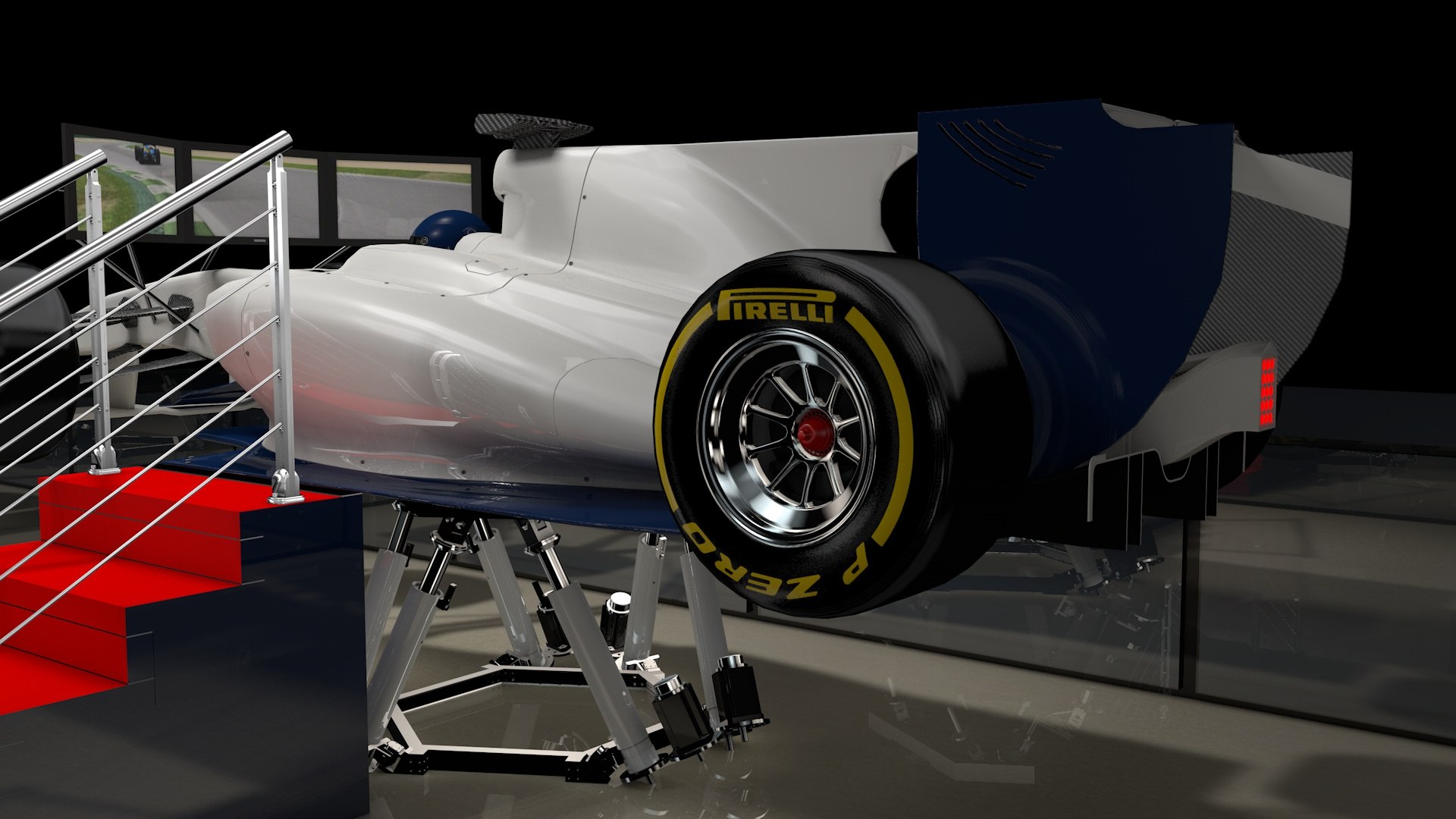 Racing Simulator 3D Model - TurboSquid 1623208