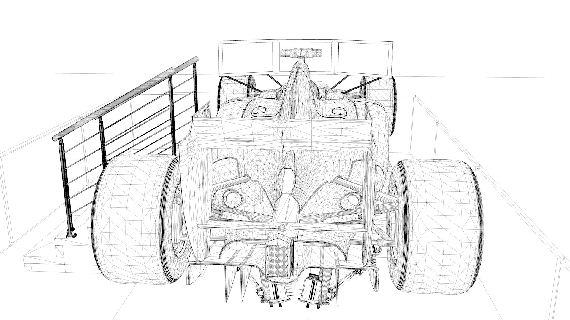 Racing Simulator 3D Model - TurboSquid 1623208