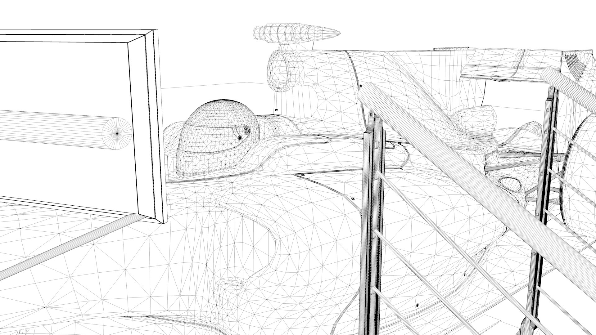 Racing Simulator 3D Model - TurboSquid 1623208