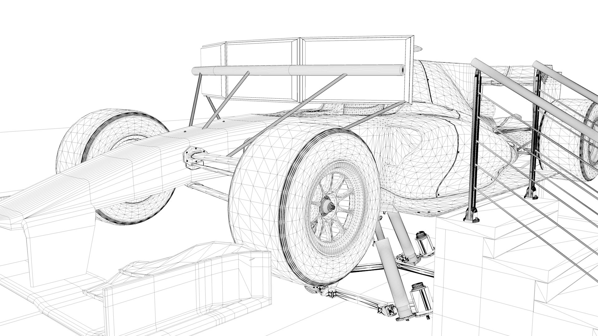 Racing Simulator 3D Model - TurboSquid 1623208