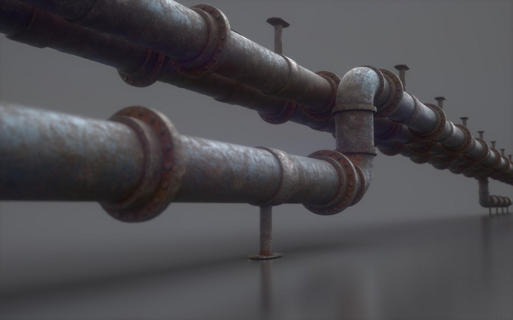 Rusty Sewer Pipes 3D Model - TurboSquid 2124183