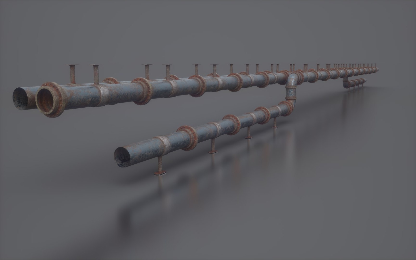 Rusty Sewer Pipes 3D Model - TurboSquid 2124183