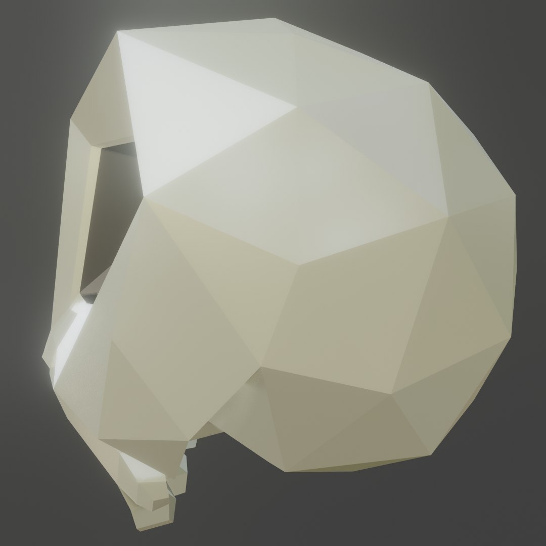 3D Cartoon Skull Blender - TurboSquid 1478996