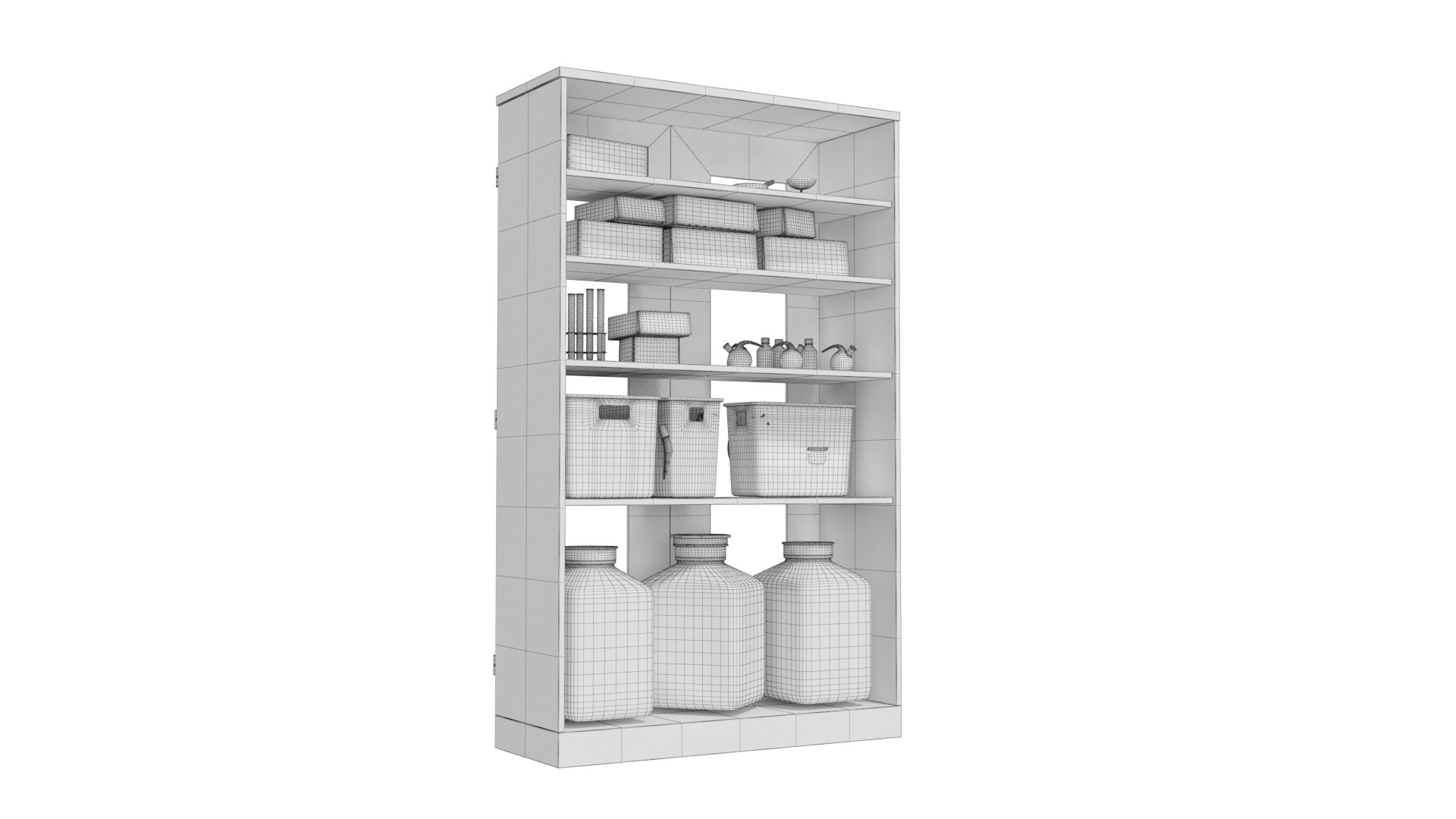 Lab Storage Cabinet 3D Model - TurboSquid 1771455