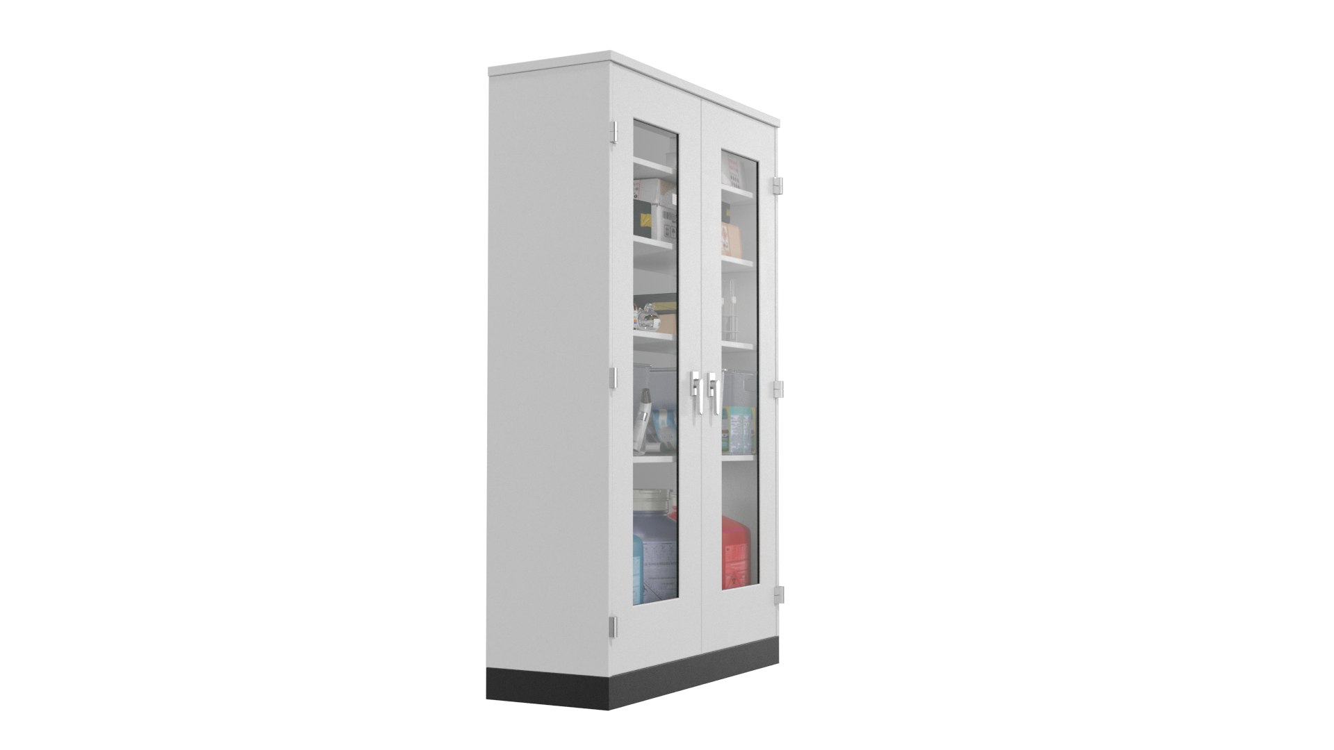 Lab Storage Cabinet 3D Model - TurboSquid 1771455