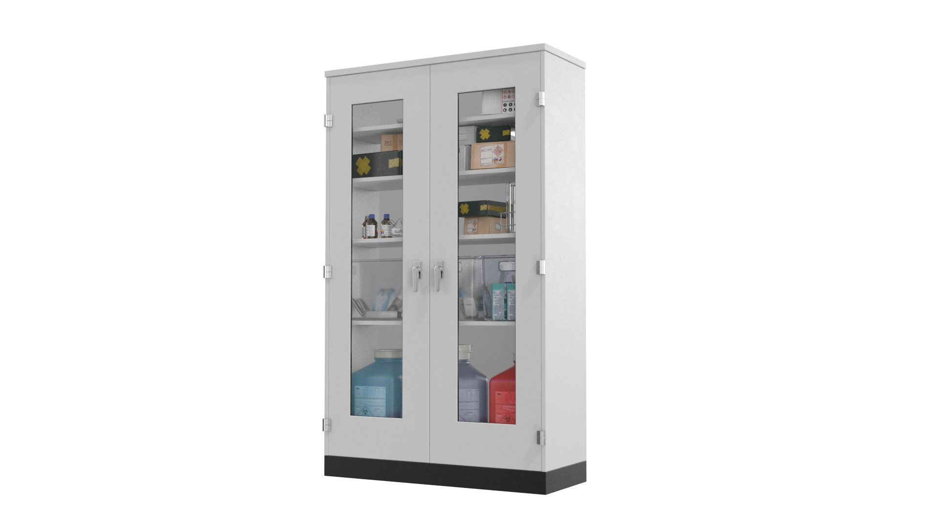 Lab Storage Cabinet 3D Model - TurboSquid 1771455