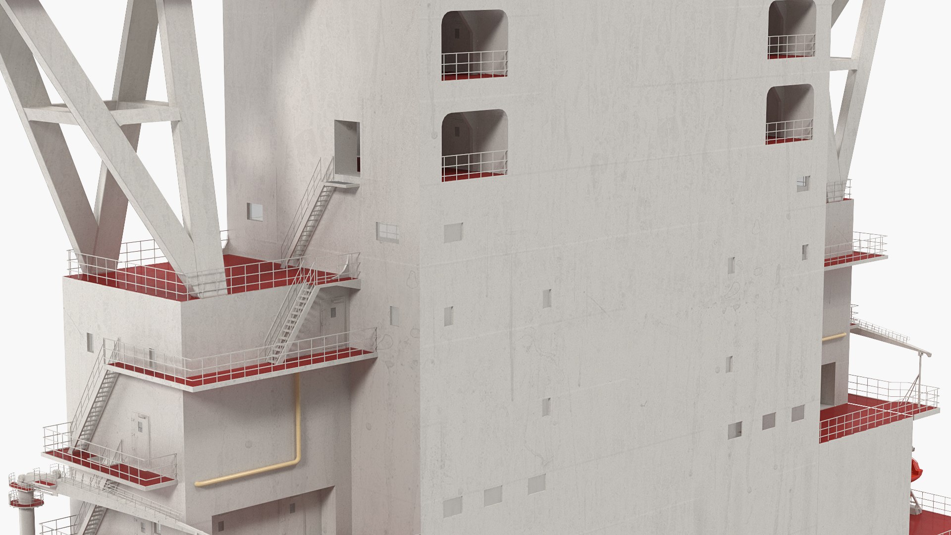3D Cargo Ship Deckhouse - TurboSquid 1780515