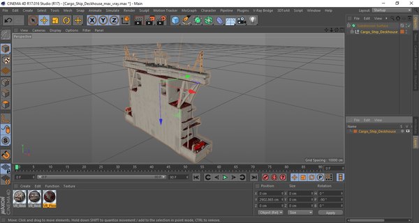 3D Cargo Ship Deckhouse - TurboSquid 1780515