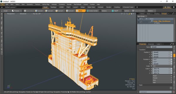 3D Cargo Ship Deckhouse - TurboSquid 1780515