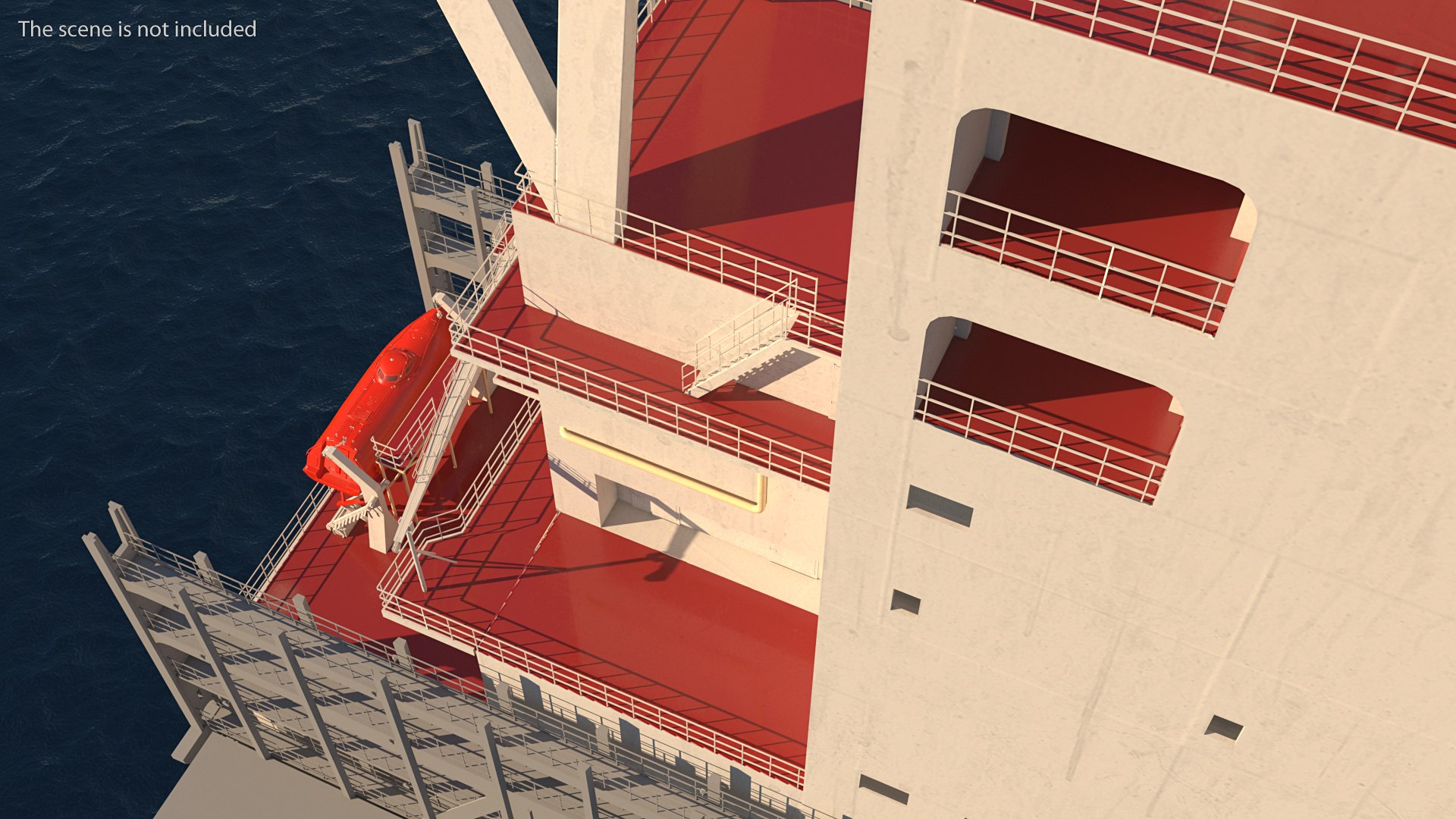 3D Cargo Ship Deckhouse - TurboSquid 1780515