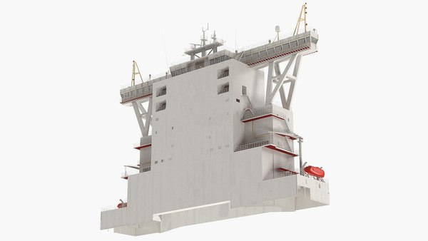 3D Cargo Ship Deckhouse - TurboSquid 1780515