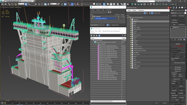 3D Cargo Ship Deckhouse - TurboSquid 1780515
