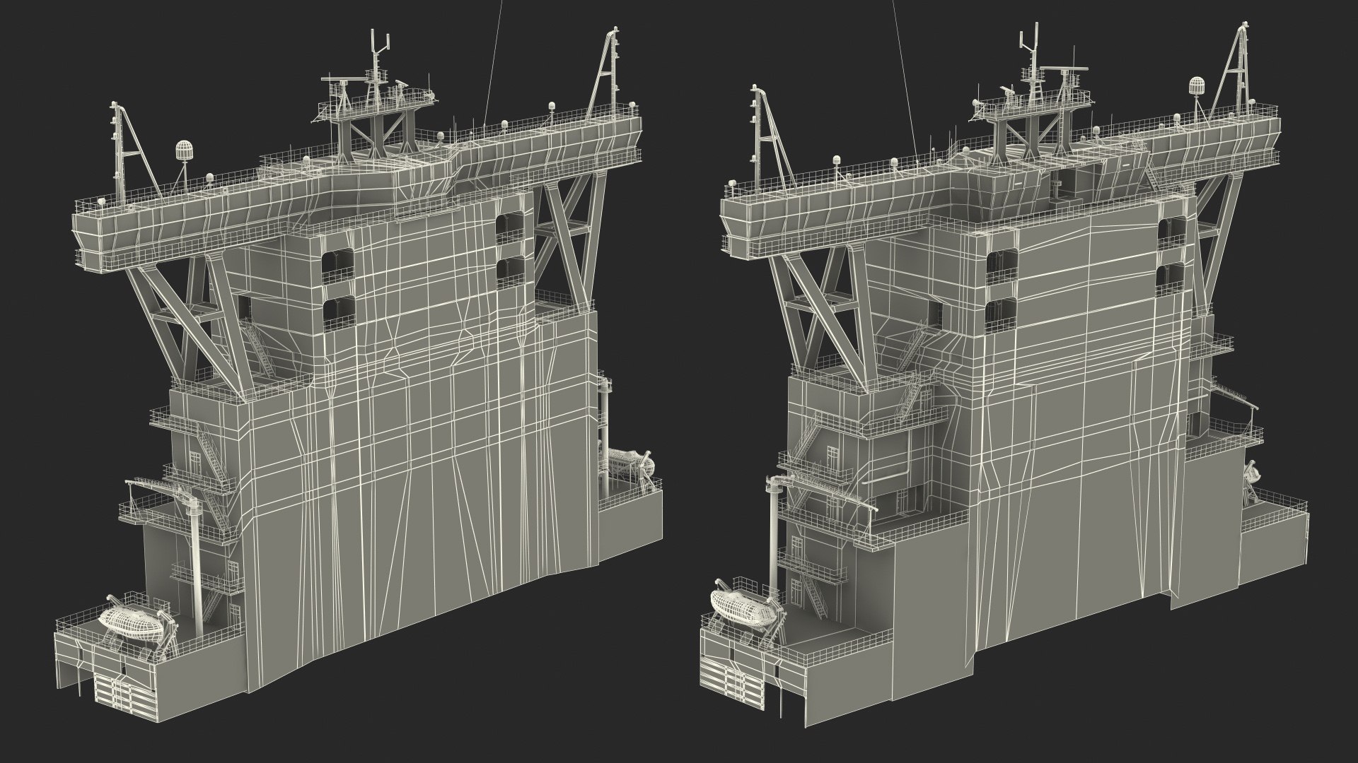3D Cargo Ship Deckhouse - TurboSquid 1780515