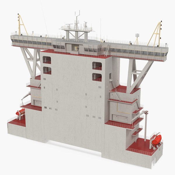 3D Cargo Ship Deckhouse - TurboSquid 1780515